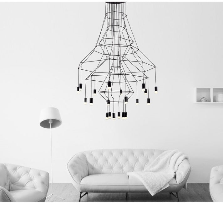 Nordic Minimalist Abstract Pendant Light – GabyBerg Design