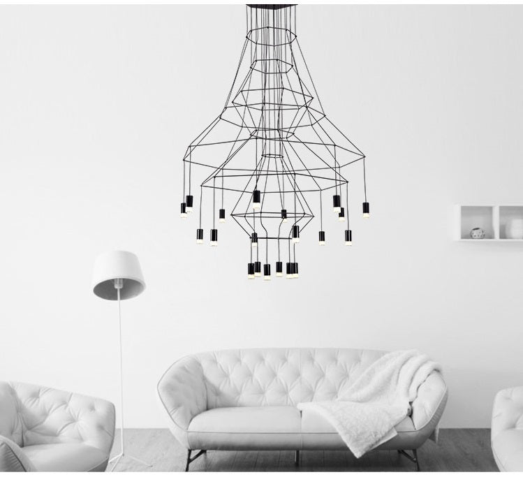 Nordic Minimalist Abstract Pendant Light – GabyBerg Design