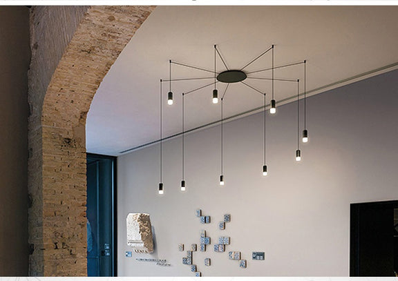 Nordic Minimalist Abstract Pendant Light – GabyBerg Design