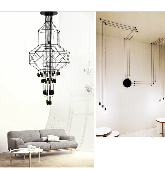 Nordic Minimalist Abstract Pendant Light – GabyBerg Design