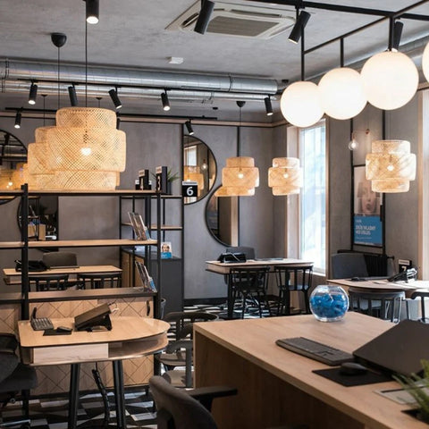 Large Bamboo Pendant Light – GabyBerg Design