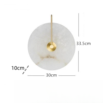 Circle Marble LED Wall Light – GabyBerg Design