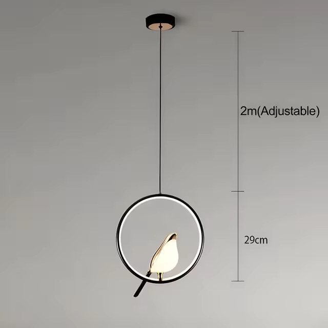 Brid Pendant - Magpie - Hanging Lamp - Hanging Lights – GabyBerg Design