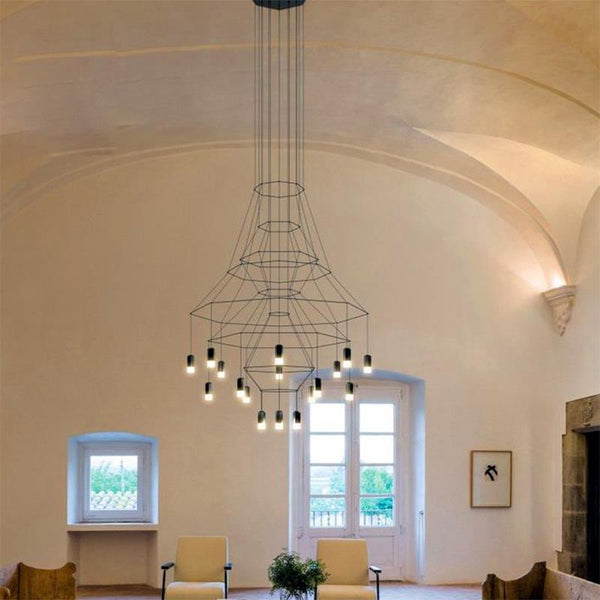 Nordic Minimalist Abstract Pendant Light – GabyBerg Design