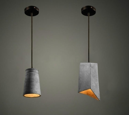 Industrial Rustic Concrete Pendant Lights – GabyBerg Design