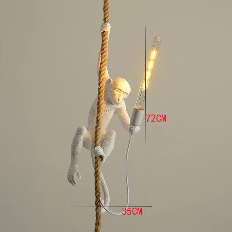 Climber Monkey Resin Wall Light – GabyBerg Design