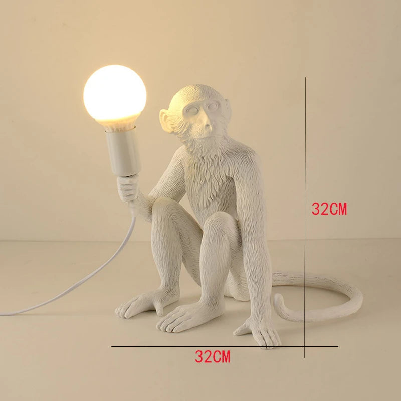 Climber Monkey Resin Wall Light – GabyBerg Design