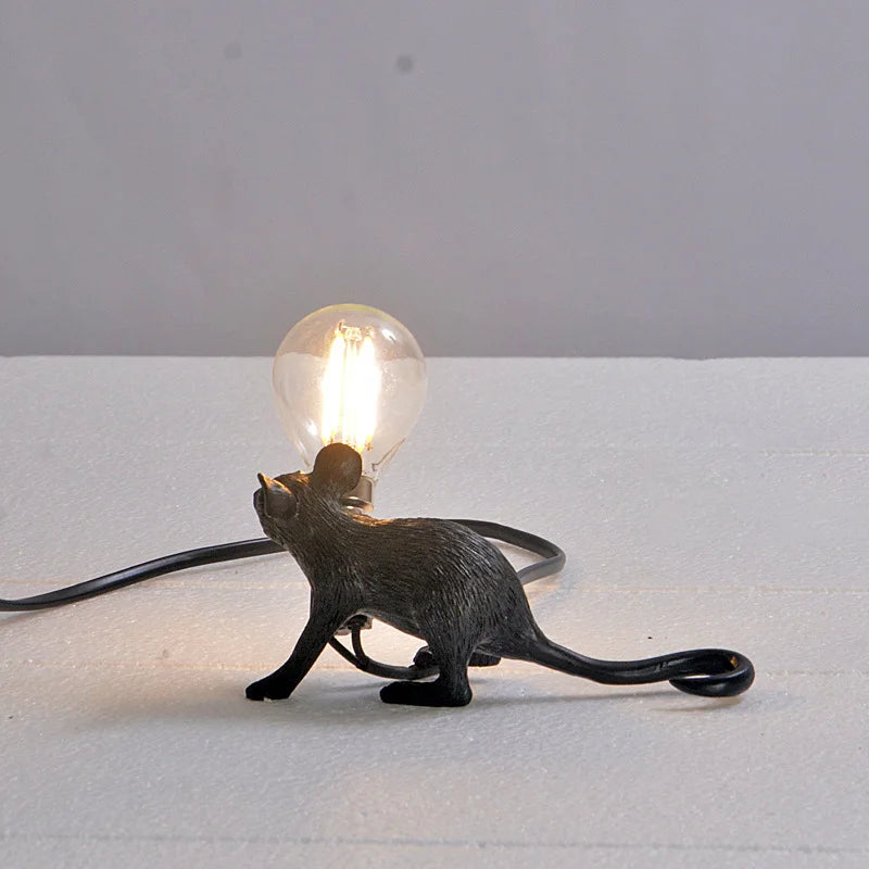 Indoor Mouse Sculpture Lamp, USB Plug – GabyBerg Design