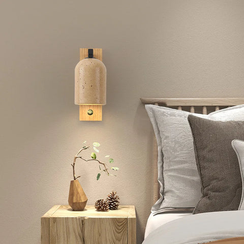 Natural Stone Travertine Hallway Wall Sconces – GabyBerg Design