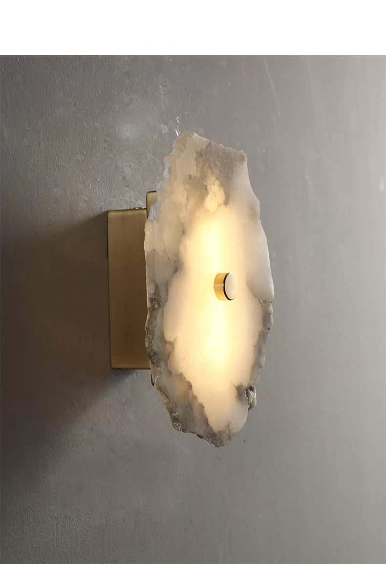 Natural Marble LED Wall Light – GabyBerg Design
