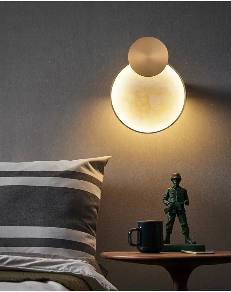 Circle Marble LED Wall Light – GabyBerg Design