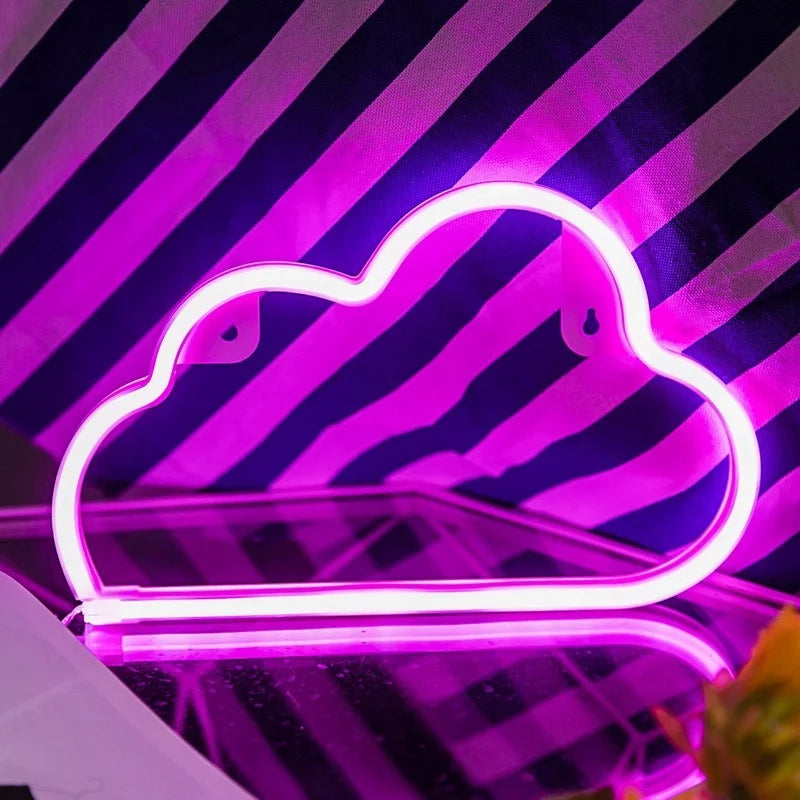 Party Neon LED Lighting, Battery Powered – GabyBerg Design