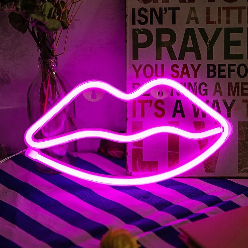 Party Neon LED Lighting, Battery Powered – GabyBerg Design