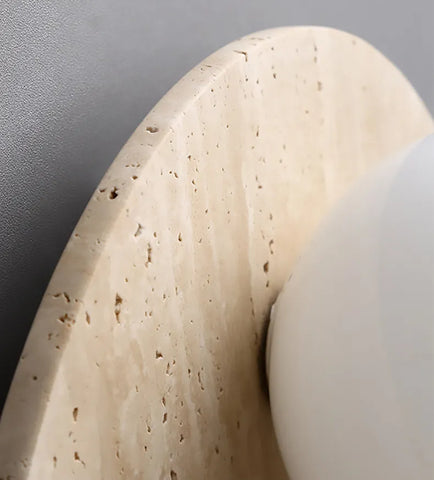 Natural Stone Travertine Hallway Wall Sconces – GabyBerg Design