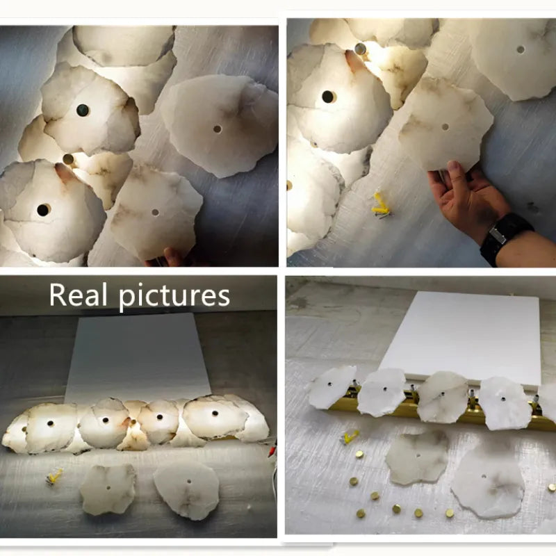 Natural Marble LED Wall Light – GabyBerg Design