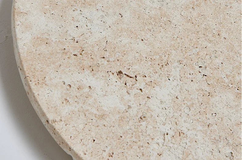 Moon-Shaped Sconce - Natural Stone Lighting - Travertine Wall Light ...