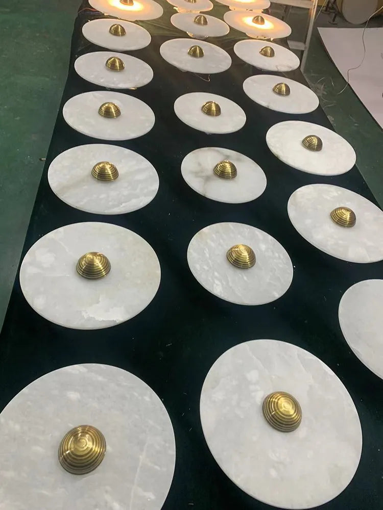 Circle Marble LED Wall Light – GabyBerg Design
