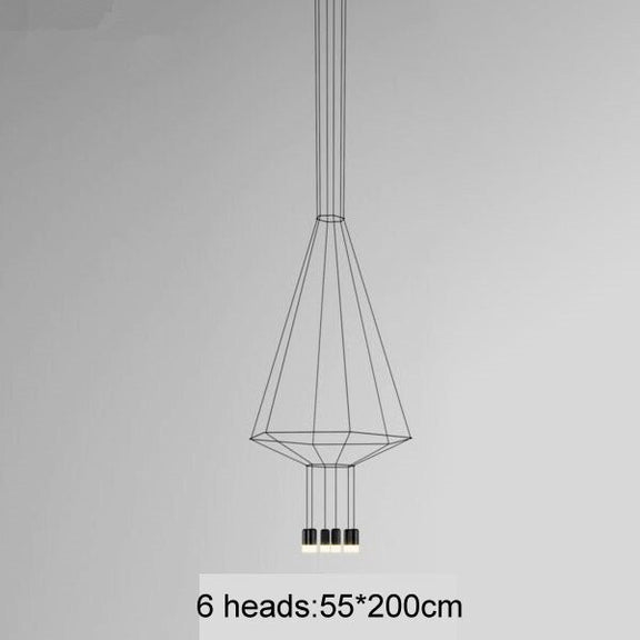 Nordic Minimalist Abstract Pendant Light – GabyBerg Design