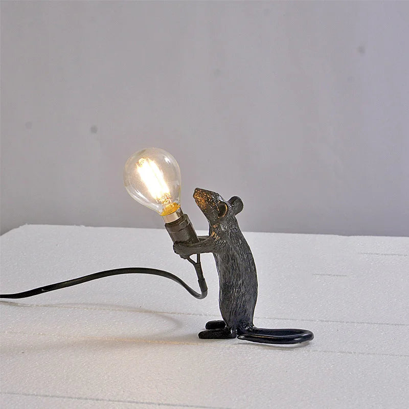 Indoor Mouse Sculpture Lamp, USB Plug – GabyBerg Design