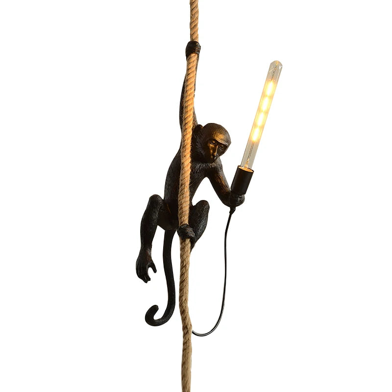 Climber Monkey Resin Wall Light – GabyBerg Design