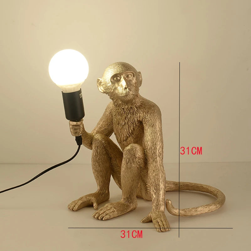 Climber Monkey Resin Wall Light – GabyBerg Design
