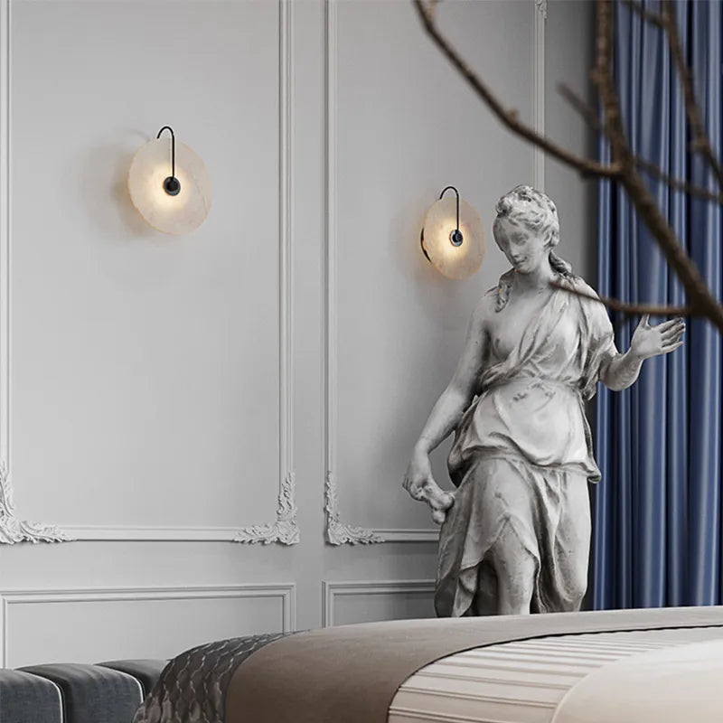 Circle Marble LED Wall Light – GabyBerg Design