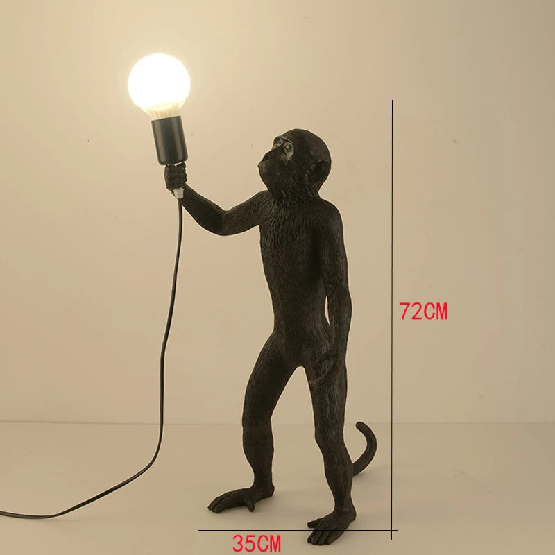 Climber Monkey Resin Wall Light – GabyBerg Design
