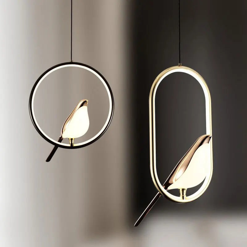 Brid Pendant - Magpie - Hanging Lamp - Hanging Lights – GabyBerg Design