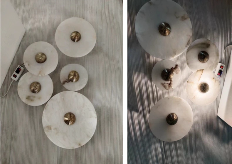 Circle Marble LED Wall Light – GabyBerg Design