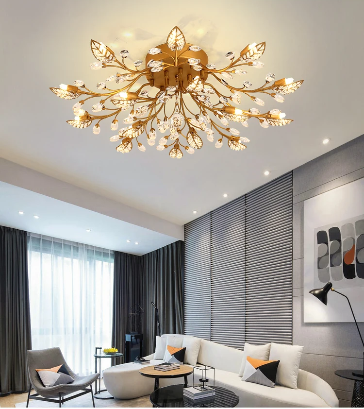 Luxury Florence Gold Crystal Chandelier – GabyBerg Design