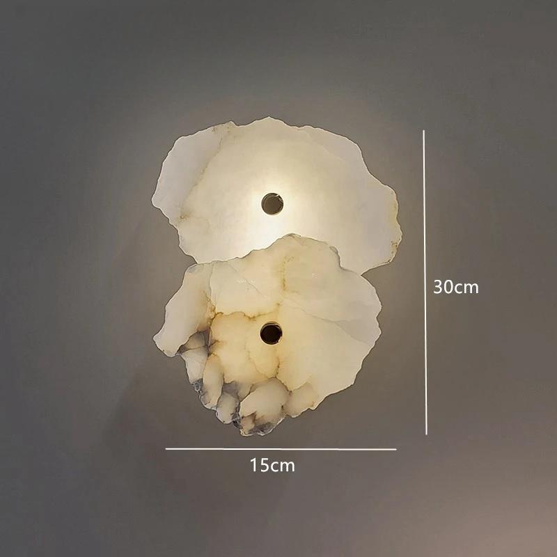 Natural Marble LED Wall Light – GabyBerg Design