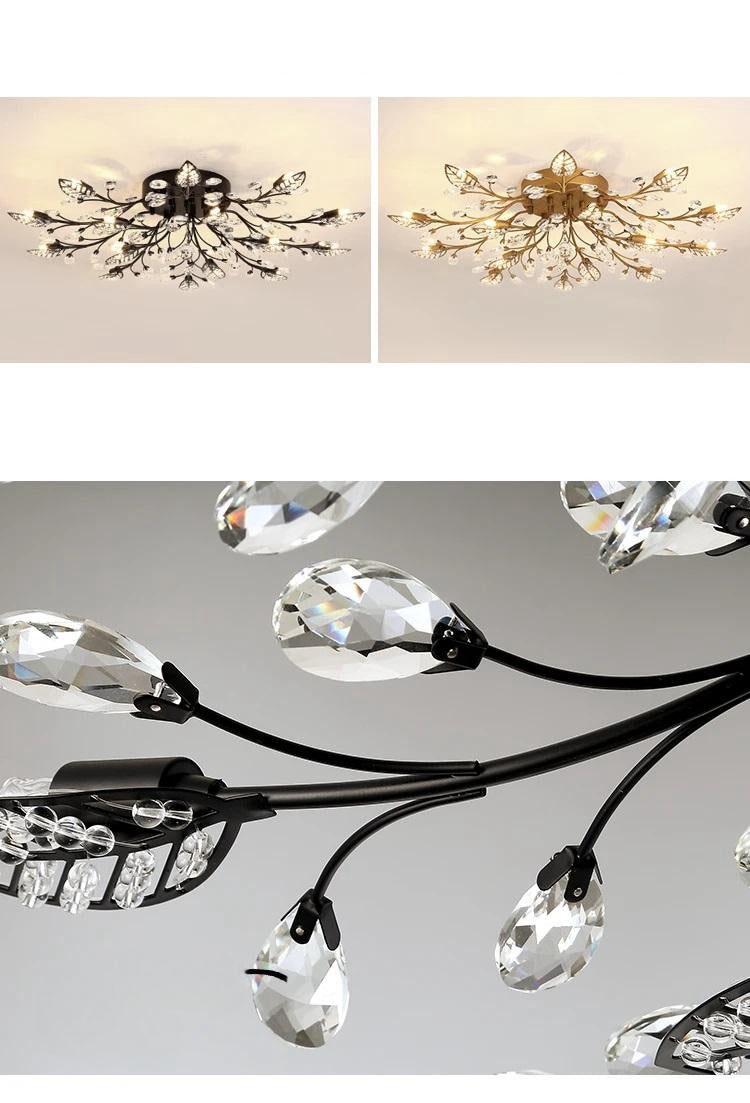 Luxury Florence Gold Crystal Chandelier – GabyBerg Design