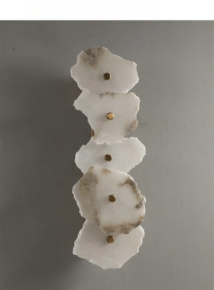 Natural Marble LED Wall Light – GabyBerg Design