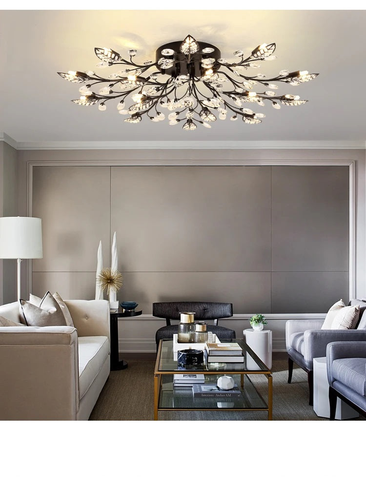 Luxury Florence Gold Crystal Chandelier – GabyBerg Design