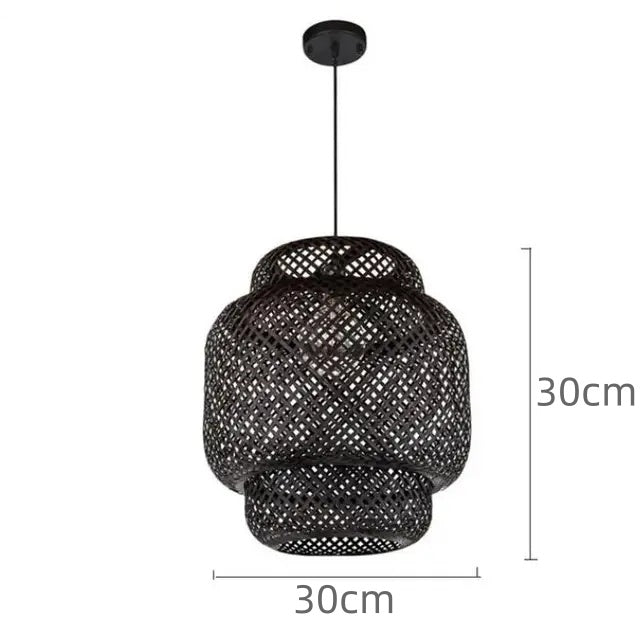 Large Bamboo Pendant Light – GabyBerg Design