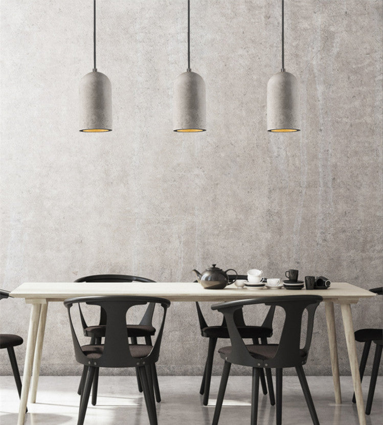 Simple Cement Light Fixture, Gray – GabyBerg Design