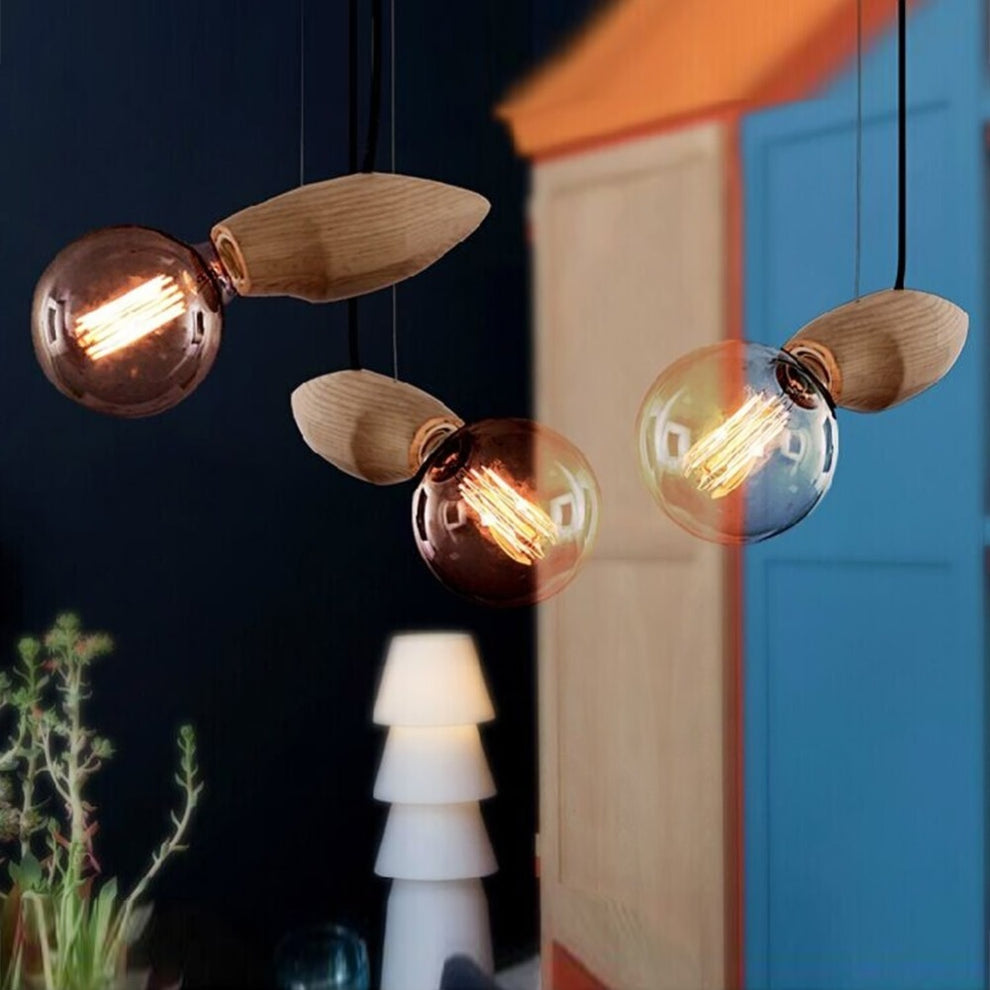 Oak Bulb Pendant Light – GabyBerg Design