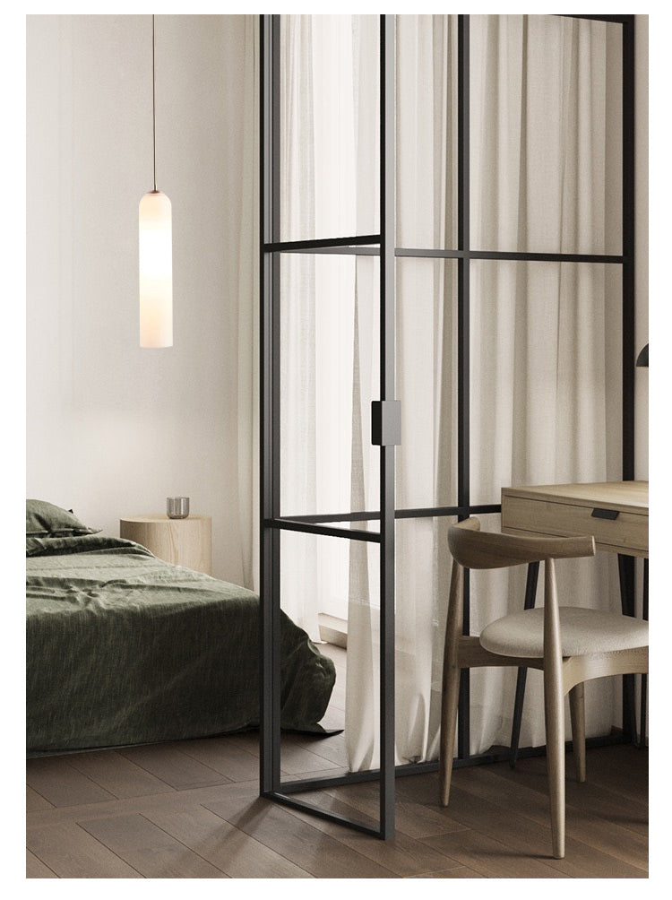 Modern Cylinder Glass Light Fixture – GabyBerg Design