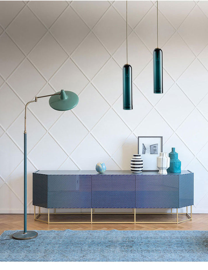 Modern Cylinder Glass Light Fixture – GabyBerg Design