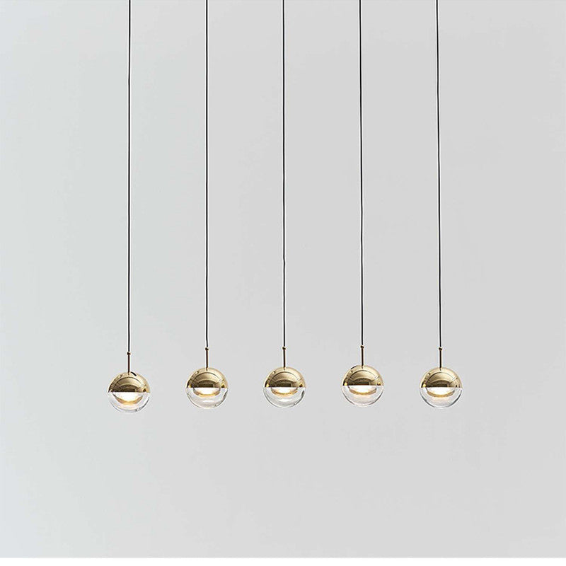 Rose Gold Drop Pendant Light - Elegant Rose Gold Fixture - Modern ...