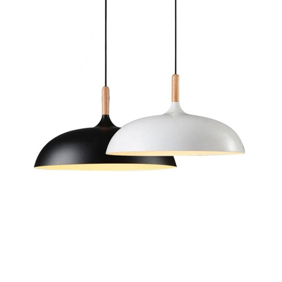 Minimalist Wood Plate Pendant Light – GabyBerg Design