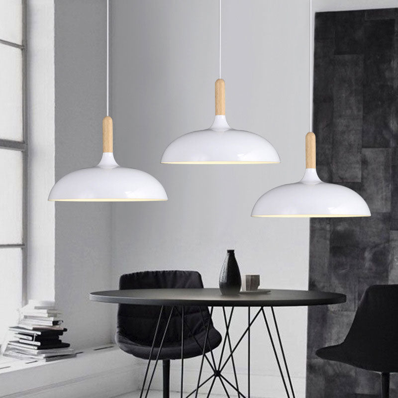Minimalist Wood Plate Pendant Light – GabyBerg Design
