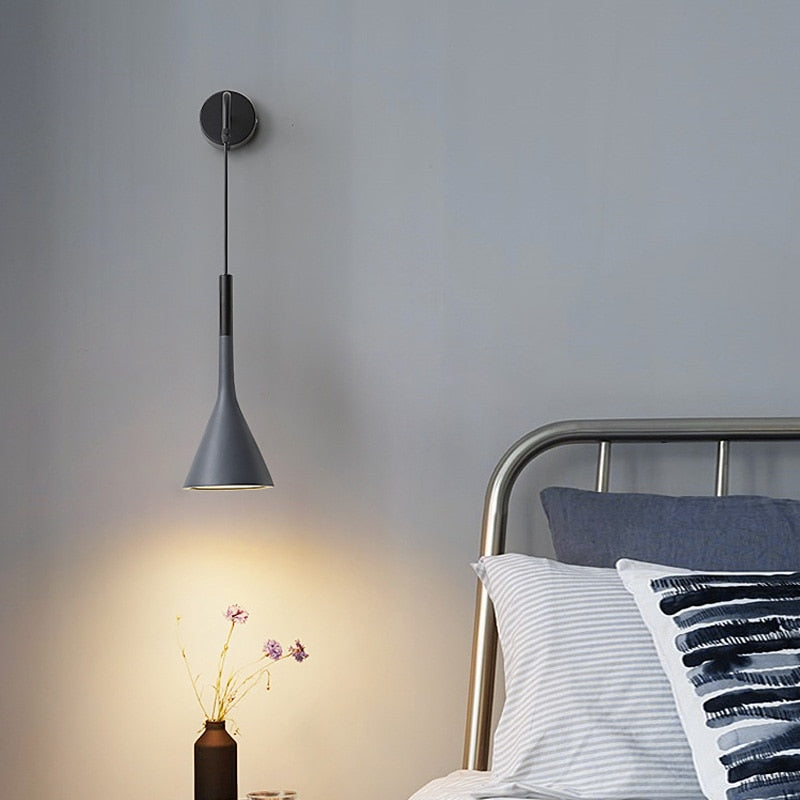 Nordic Cone Gray Wall Light – GabyBerg Design