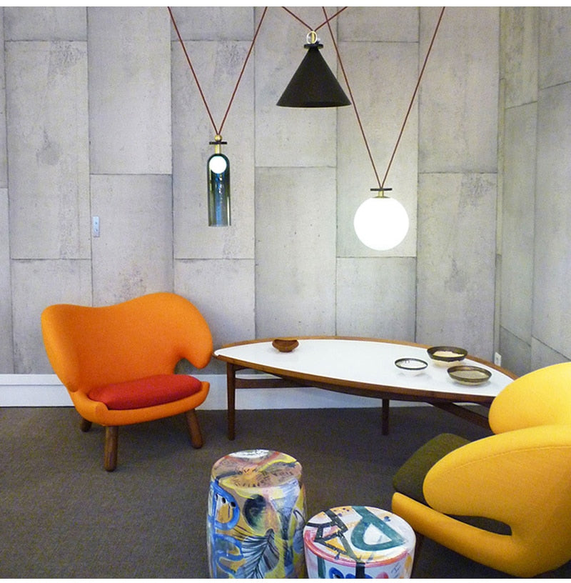 Denmark Creative Pulley Pendant Lights - Industrial Pulley Light ...