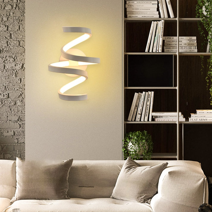 Modern Spiral LED Wall Light – GabyBerg Design