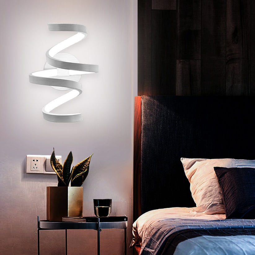 Modern Spiral LED Wall Light – GabyBerg Design
