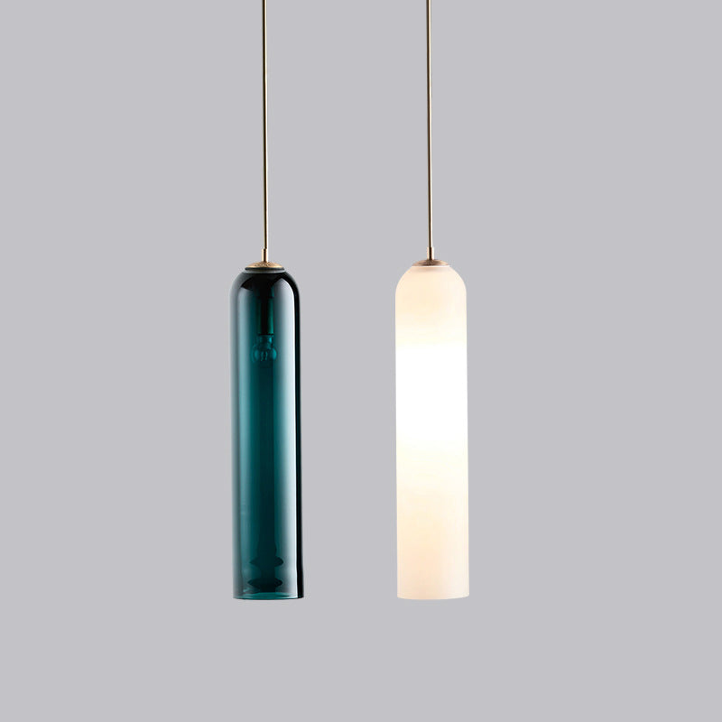 Modern Cylinder Glass Light Fixture – GabyBerg Design