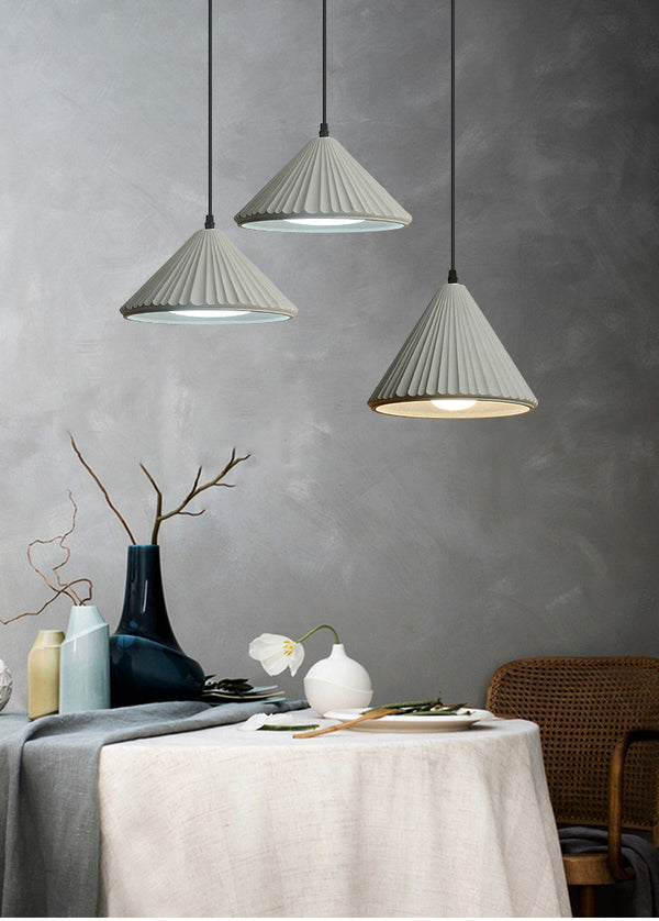 Geometry Cement Light Fixture, Hand-Made – GabyBerg Design