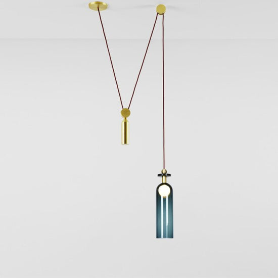 Denmark Creative Pulley Pendant Lights - Industrial Pulley Light ...