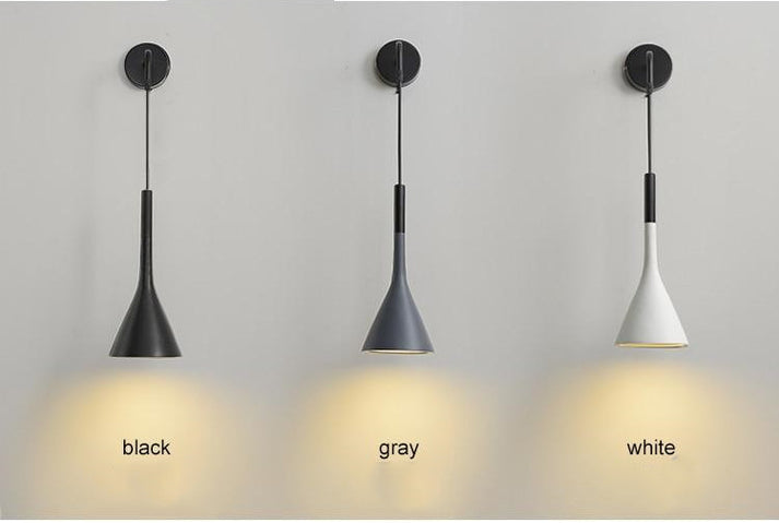 Nordic Cone Gray Wall Light – GabyBerg Design